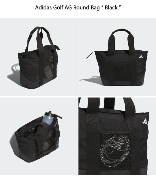 adidas アディダス ゴルフバッグ GOLF AG ROUND BAG BLACK WHITE IN2776 IN2777 ゴルフ AG ラウンド バッグ ブラック ホワイト トートバッグ ハンドバッグ スポーツバッグ メンズ レディース adidas アディダス ゴルフバッグ GOLF AG ROUND BAG BLACK WHITE