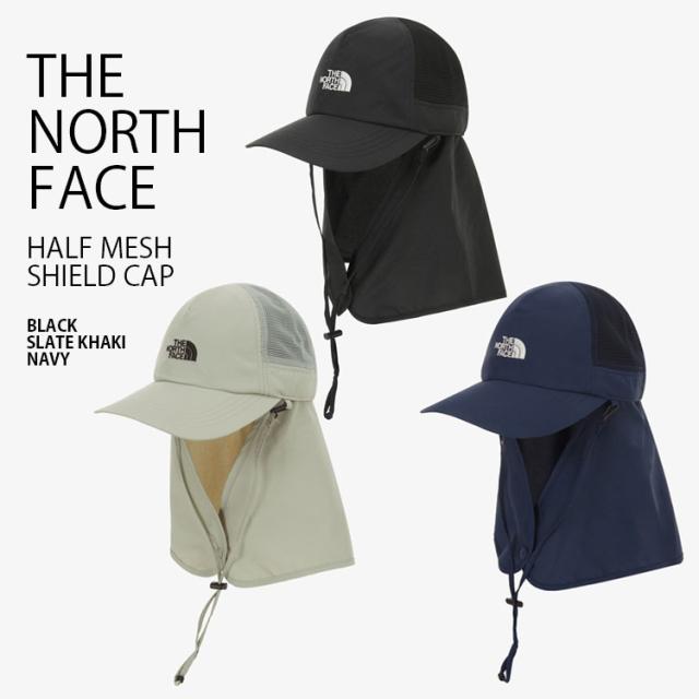 THE NORTH FACE ノースフェイス ベースボールキャップ HALF MESH SHIELD CAP メッシュ キャップ 帽子 メンズ レディース NE3CR05A/B/C