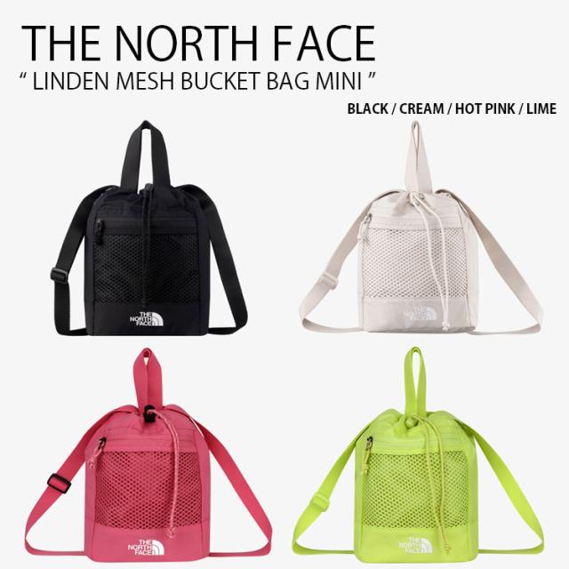 THE NORTH FACE ノースフェイス ショルダーバッグ LINDEN MESH BUCKET BAG MINI バッグ 巾着バッグ メンズ レディース NN2PR14J/K/L/M