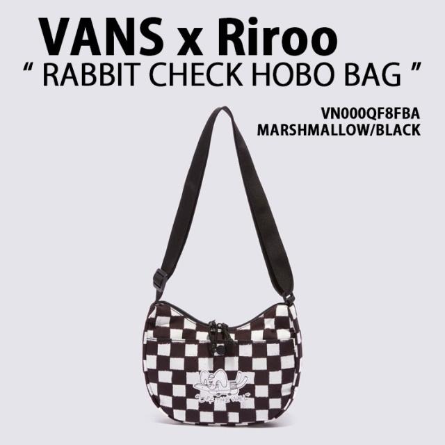 VANS X Riroo バンス ショルダーバッグ RABBIT CHECK HOBO BAG ラビット チェック ホーボーバッグ クロスバッグ VN000QF8FBA