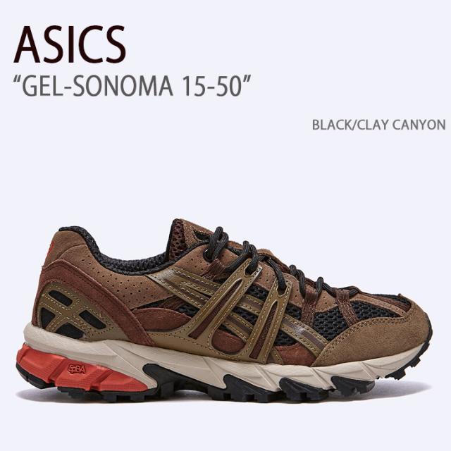 ASICS アシックス スニーカー GEL-SONOMA 15-50 BLACK CLAY CANYON 1201A438-004 ゲルソノマ 15-50