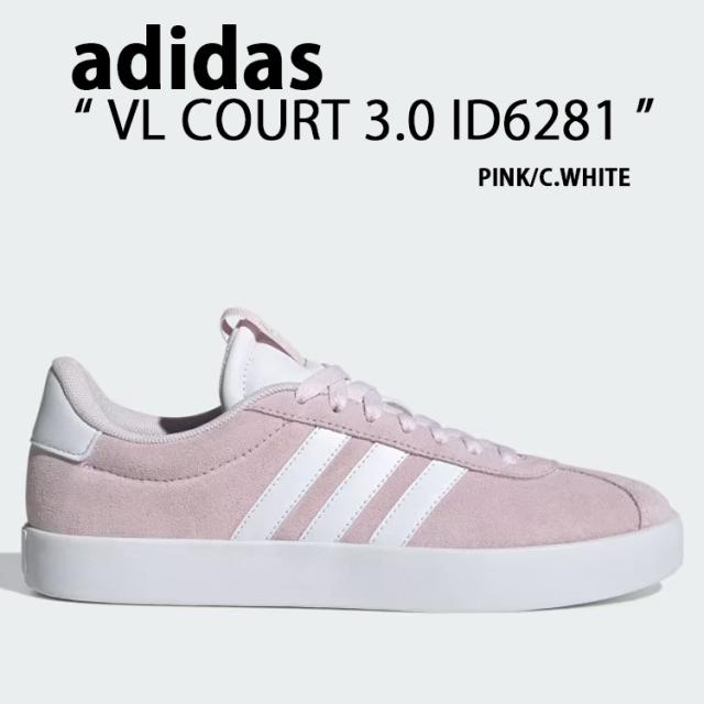 adidas アディダス スニーカー VL COURT 3.0 ID6281 VLコート3.0 ALMOST PINK CLOUD WHITE シューズ