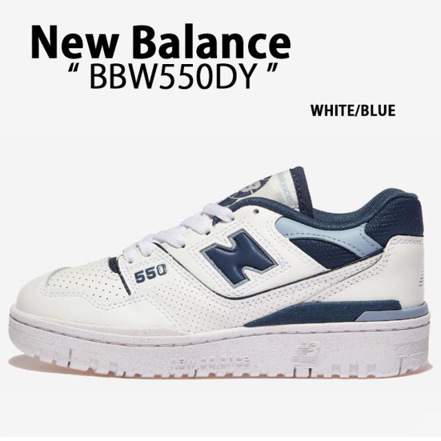 New Balance ニューバランス レディース スニーカー BBW550DY WHITE NAVY シューズ NEWBALANCEBB550 ニューバランスBB550 ネイビー