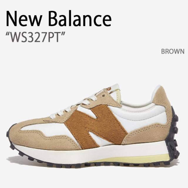 New Balance ニューバランス スニーカー 327 WS327PT BROWN シューズ グリーン レディース 女性用