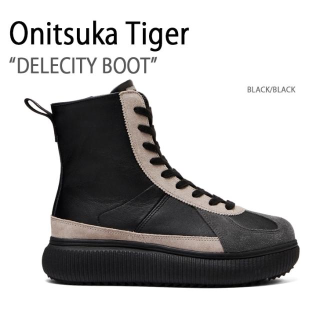 Onitsuka Tiger オニツカタイガー ブーツ DELECITY BOOT BLACK デレシティブーツ ブラック 1183C158.001