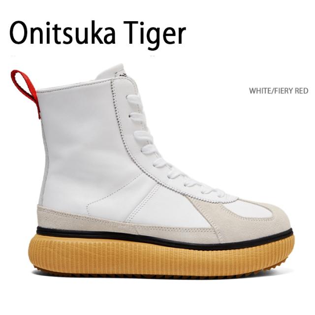 Onitsuka Tiger オニツカタイガー ブーツ DELECITY BOOT WHITE FIERY RED デレシティブーツ 1183C158.100