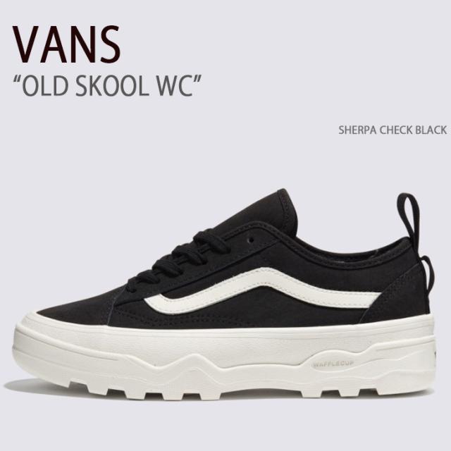 VANS バンズ スニーカー OLD SKOOL WC SHERPA CHECK BLACK VN0A4BVMBMA オールドスクールWC