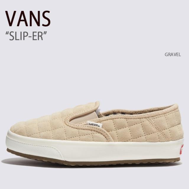 VANS ヴァンズ スニーカー バンズ SLIP-ER GRAVEL スリッパー グラベル ベージュ メンズ レディース VN0A4UWOGRX