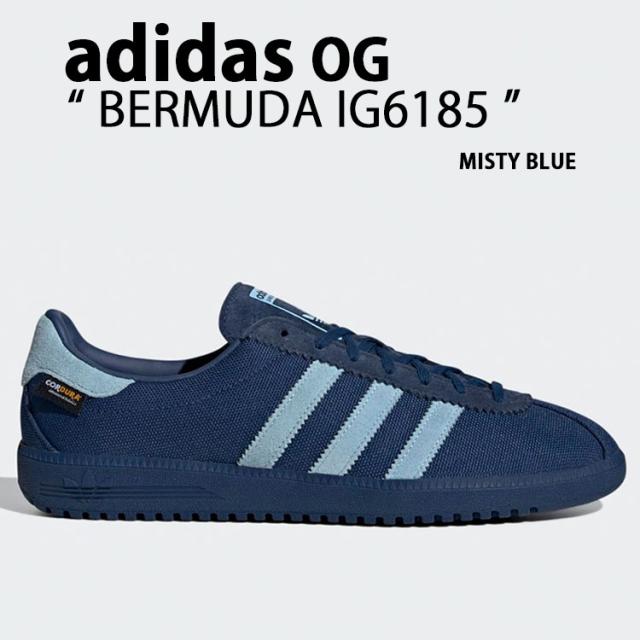 adidas originals アディダス スニーカー BERMUDA IG6185 MISTY BLUE バミューダ シューズ CORDURA ナイロン ミスティブルー