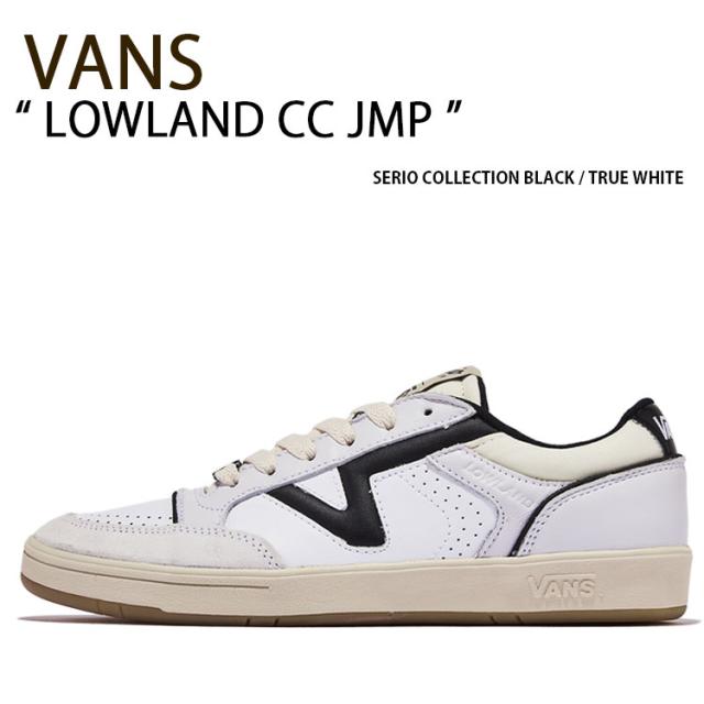 VANS バンズ スニーカー LOWLAND CC JMP SERIO COLLECTION BLACK WHITE VN0A5KYF6BT ローランドCC JMP メンズ 男性用
