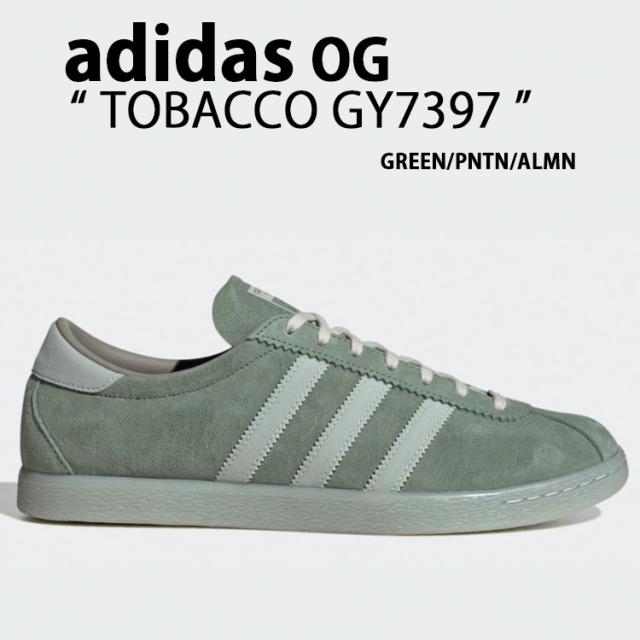 adidas originals アディダス スニーカー TOBACCO GY7397 タバコ SILVER GREEN PANTONE ALUMINIUM スエード シューズ 3ストライプ