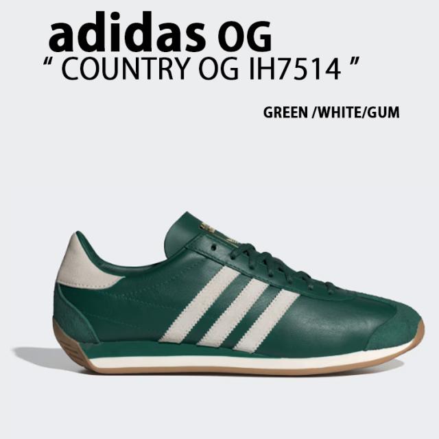 adidas originals アディダス スニーカー COUNTRY OG IH7514 カントリー オリジナル GREEN WHITE GUM