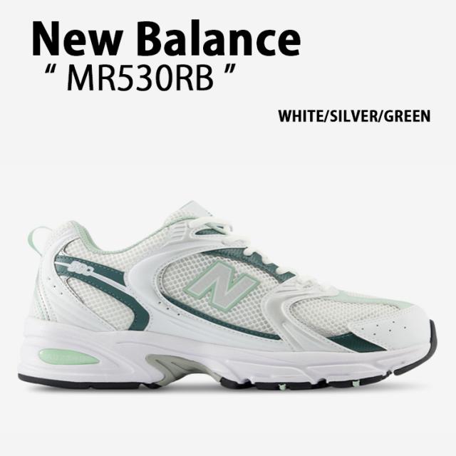 New Balance ニューバランス スニーカー MR530RB WHITE SILVER GREEN シューズ メッシュ NewBalance530