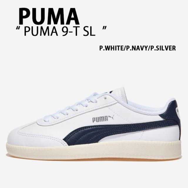 PUMA プーマ スニーカー PUMA 9-T SL PUMA WHITE PUMA NAVY PUMA SILVER PKI39818102