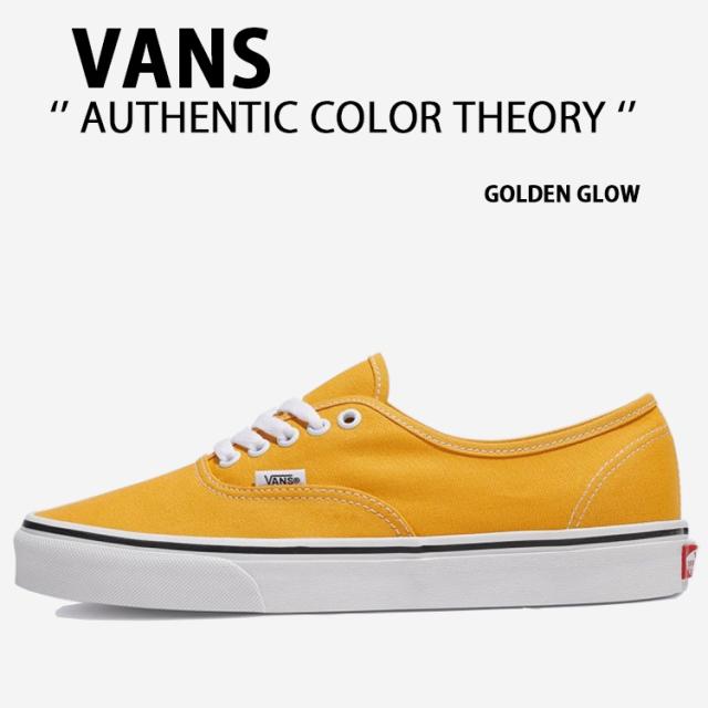 VANS バンズ スニーカー AUTHENTIC COLOR THEORY GOLDEN GLOW VN000BW5LSV オーセンティック カラー セオリー