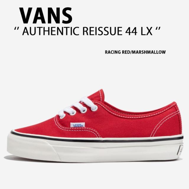 VANS バンズ スニーカー AUTHENTIC REISSUE 44 LX PREMIUM RACING RED MARSHMALLOW VN000CQABOP オーセンティック