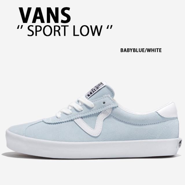 VANS バンズ スニーカーSPORT LOW BABY BLUE WHITE VN000CTDYF5 スポーツ ロウ ベイビー ブルー ホワイト メンズ