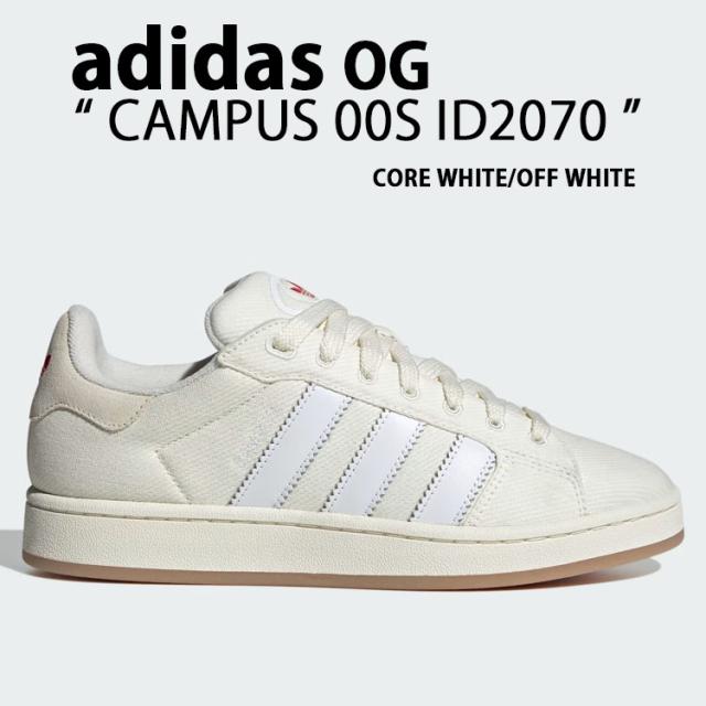 adidas Originals アディダス スニーカー CAMPUS 00S WHITE OFFWHITE ID2070 キャンパス00S シューズ コアホワイト オフホワイト