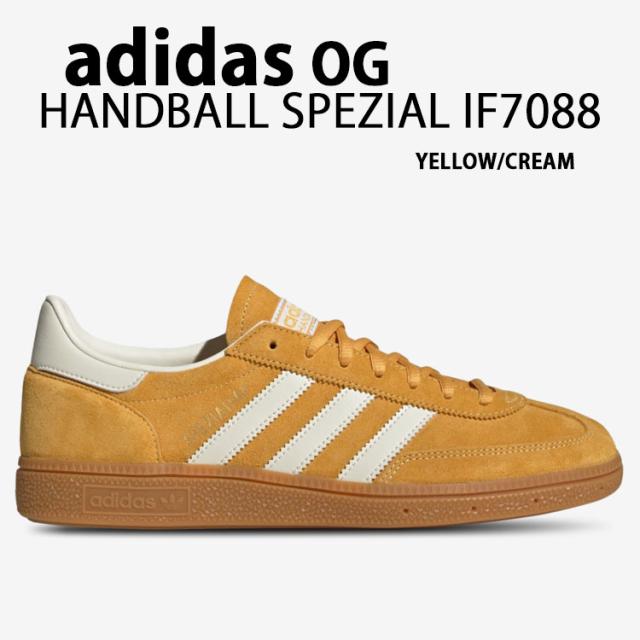 adidas Originals アディダス スニーカー HANDBALL SPEZIAL IF7088 YELLOW CREAM WHITE ハンドボール マスタード イエロー