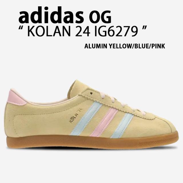 adidas originals アディダス レディース スニーカー KOLN 24 IG6279 ケルン UEFA EURO 2024 YELLOW BLUE PINK ニュアンスカラー