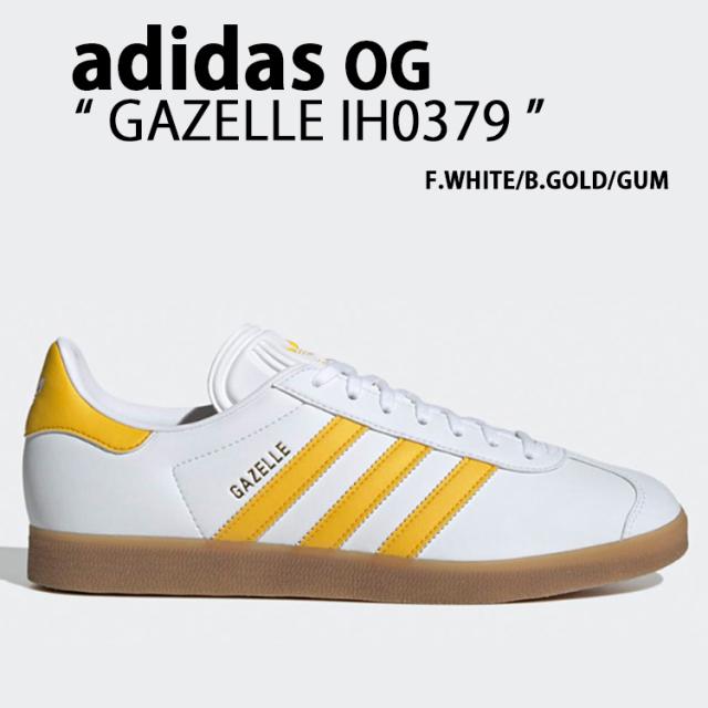 adidas originals アディダス スニーカー GAZELLE IH0379 ガゼル WHITE GOLD GUM シューズ テラス系