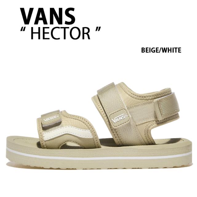 VANS バンズ サンダル HECTOR BEIGE WHITE V5188 ヘクター ベージュ ホワイト メンズ レディース