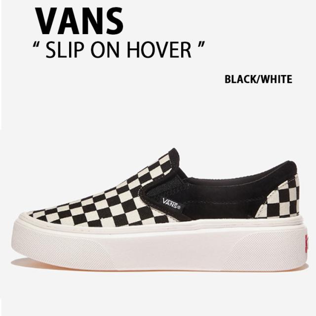 VANS バンズ スニーカー SLIP-ON HOVER BLACK WHITE V98 HOVER スリッポン ホバー メンズ レディース