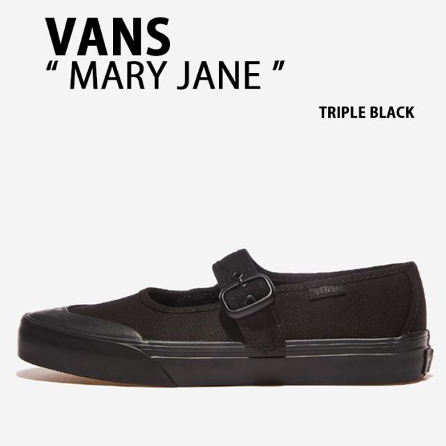 VANS バンズ スニーカー MARY JANE TRIPLE BLACK VN000CRRBJ4 メリージェーン トリプルブラック レディース