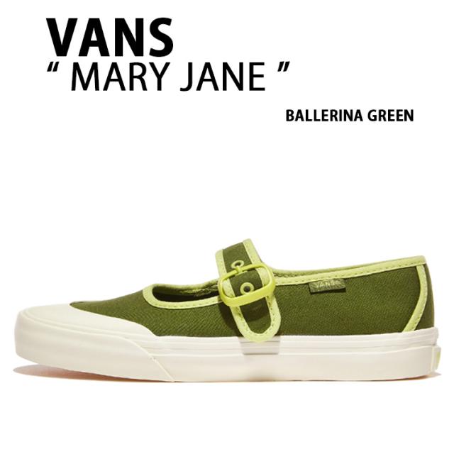 VANS バンズ スニーカー MARY JANE BALLERINA GREEN VN000CRRCX1 メリージェーン バレリーナグリーン