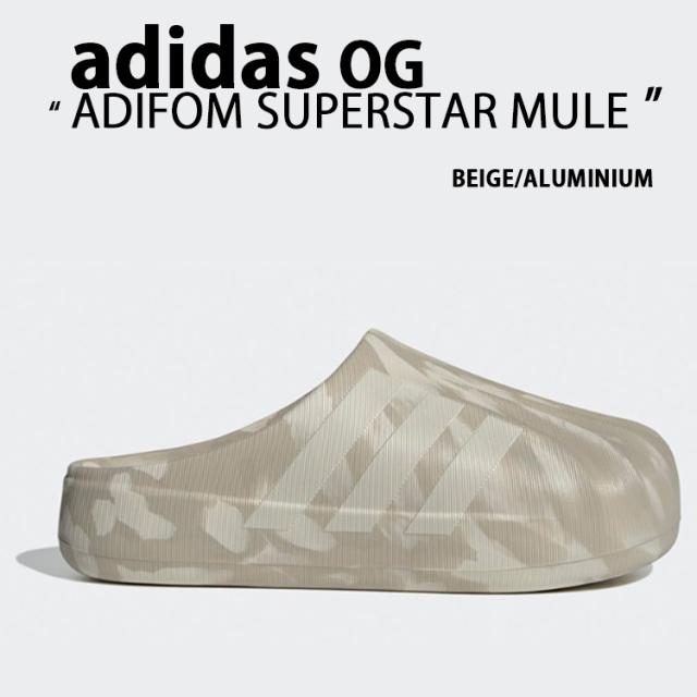 adidas originals アディダス ADIFOM SUPERSTAR MULE IE9083 BEIGE ALUMINIUM