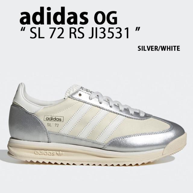 adidas originals アディダス スニーカー SL 72 RS JI3531 SILVER WHITE シューズ  シルバー ホワイト