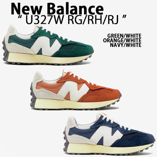 New Balance ニューバランス スニーカー 327 U327WRG GREEN U327WRH ORANGE U327WRJ NAVY シューズ スエード メッシュ ランニング