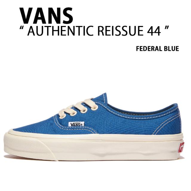 VANS バンズ スニーカー  AUTHENTIC REISSUE 44 FEDERAL BLUE VN000CW21PQ オーセンティック リイシュー