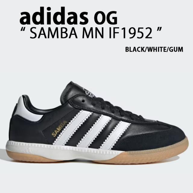 adidas originals アディダス スニーカー SAMBA MN IF1952 サンバミレニアム  BLACK WHITE GUM シューズ