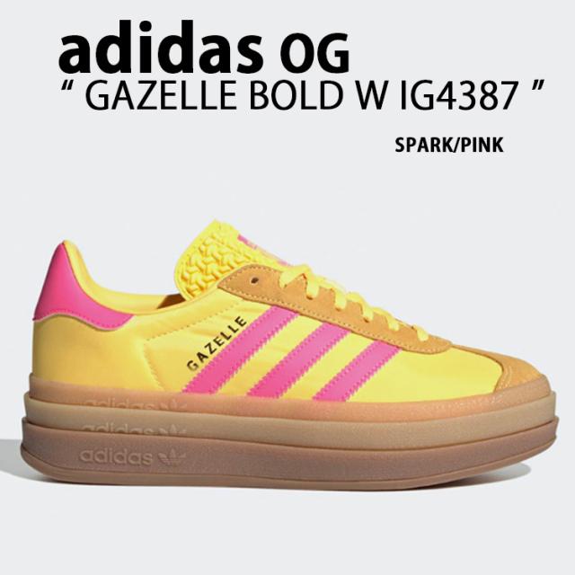 adidas originals アディダス レディース スニーカー 厚底 GAZELLE BOLD W IG4387 ガゼル ボールド