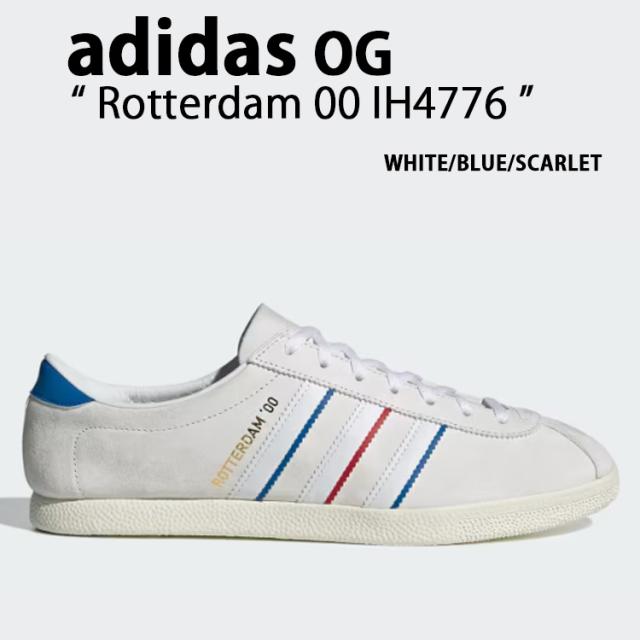 adidas originals アディダス スニーカー Rotterdam 00 ロッテルダム00 IH4776 WHITE BLUE SCARLET