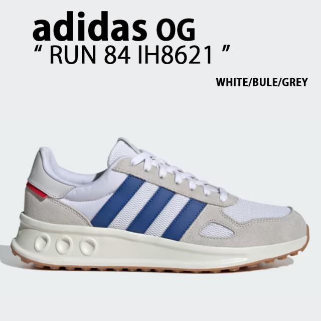 adidas originals アディダス スニーカーRUN 84 ad-ih8621 WHITE BULE GREY シューズ