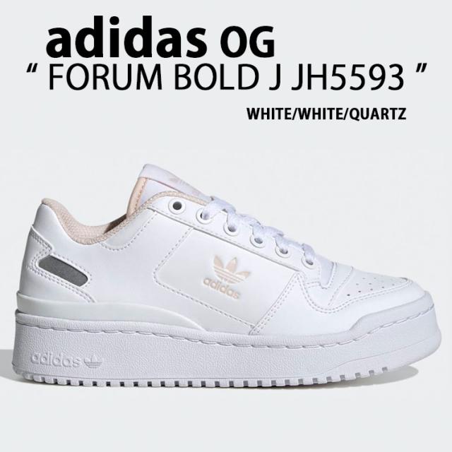 adidas Originals アディダス レディース 厚底 スニーカー FORUM BOLD J JH5593 WHITE QUARTZ 厚底シューズ プラットフォーム Y2K