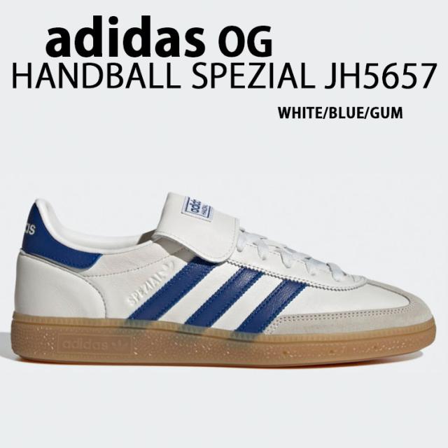 adidas Originals アディダス スニーカー HANDBALL SPEZIAL BIG TONGUE JH5657 WHITE  BLUE GUM ハンドボール スペツィアル