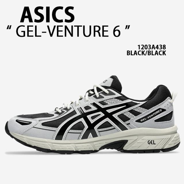 ASICS アシックス スニーカー GEL-VENTURE 6 1203A438-001 BLACK シューズ ゲルベンチャー6 トレッキングシューズ