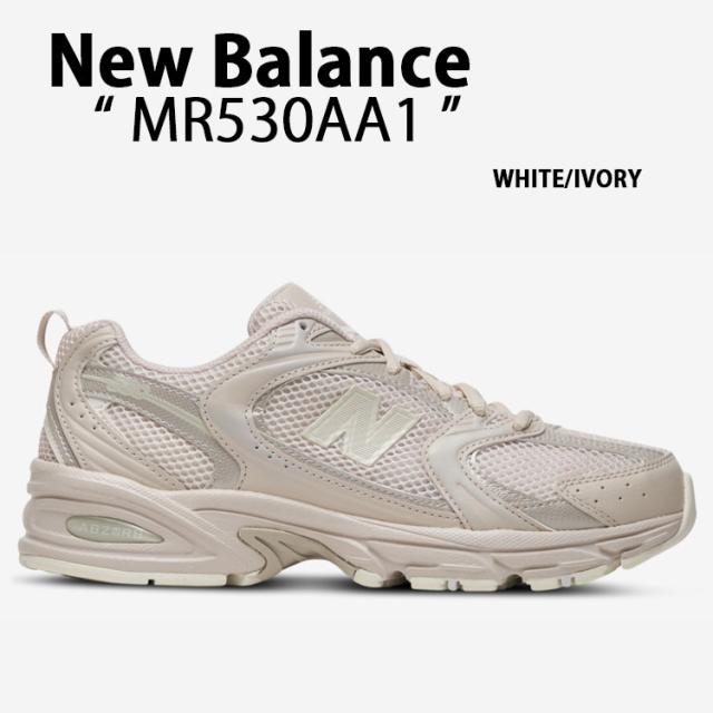 New Balance ニューバランス レディース スニーカー MR530 WHITE IVORY MR530AA1 メッシュアッパー くすみカラー ニュアンスカラー