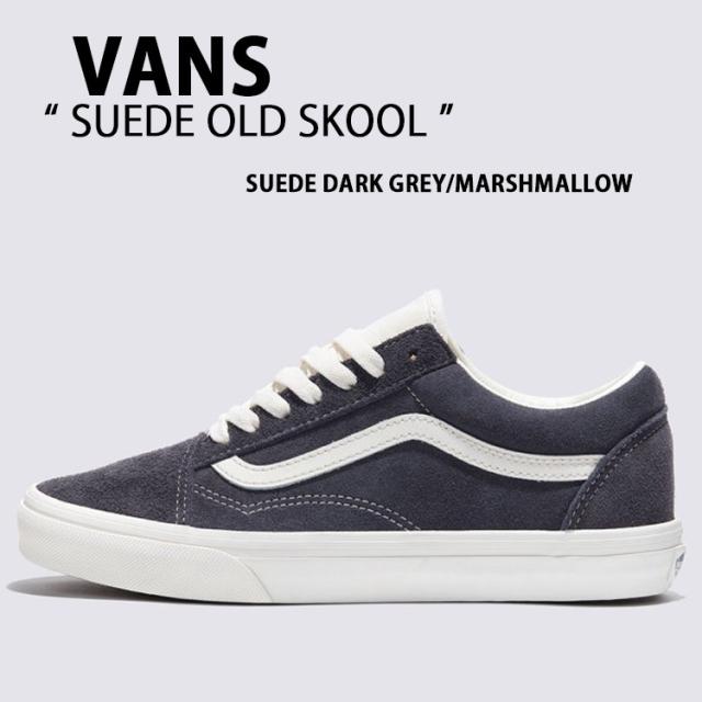 VANS バンズ スニーカー SUEDE OLD SKOOL DARK GREY MARSHMALLOW VN000CT8ENH スエード オールドスクール シューズ
