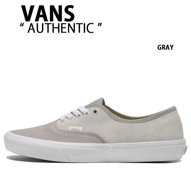 VANS バンズ スニーカー  AUTHENTIC GRAY VN0A2Z3ZBXC オーセンティック グレー メンズ レディース