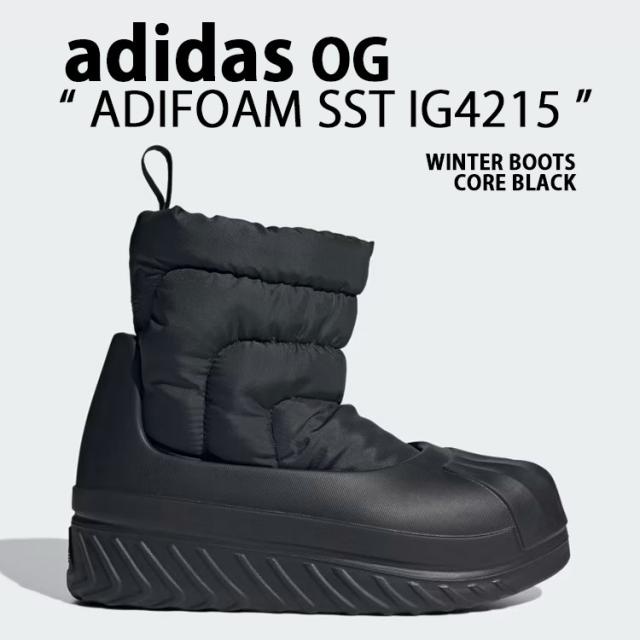 adidas アディダス ブーツ ADIFOM SST WINTER BOOT IG4215 BLACK アディフォーム スーパースター ウィンターブーツ ブラック