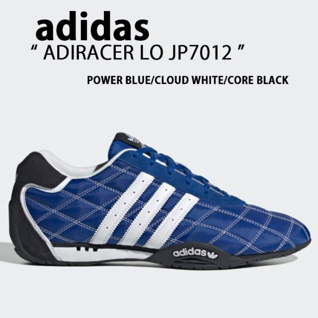 adidas アディダス スニーカー ADIRACER LO JP7012 BLUE WHITE BLACK アディレーサー ロー シューズ ブルー