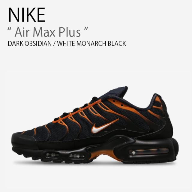 NIKE ナイキ スニーカー Air Max Plus エアマックスプラス FN6949-400 ローカット ブラック オレンジ ホワイト メンズ 男性用