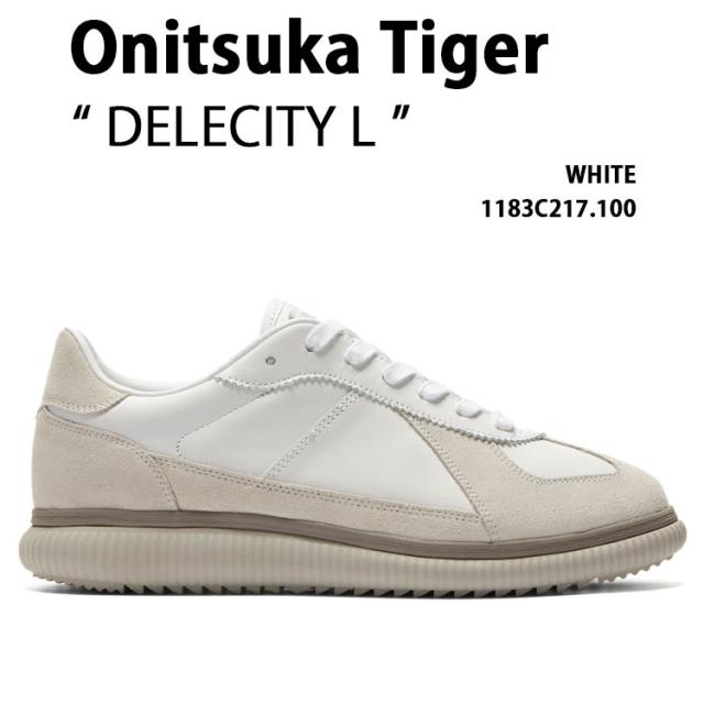 Onitsuka Tiger オニツカタイガー スニーカー DELECITY L WHITE デレシティ エル ホワイト 1183C217.100