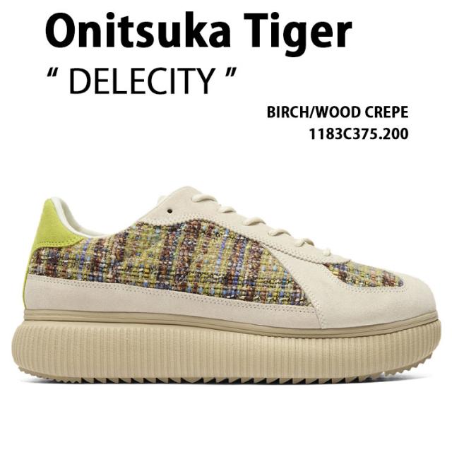 Onitsuka Tiger オニツカタイガー スニーカー DELECITY BIRCH WOOD CREPE デレシティ バーチ ウッドクレープ 1183C375.200