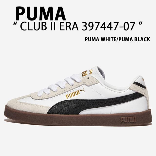 PUMA プーマ スニーカー CLUB II ERA 397447-07 シューズ WHITE BLACK クラブ2 エラ ホワイト ブラック メンズ レディース