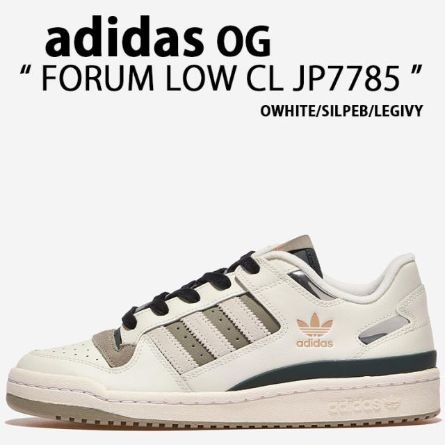 adidas アディダス スニーカー FORUM LOW CL JP7785 フォーラム ロー OWHITE/SILPEB/LEGIVY オフホワイト シューズ メンズ レディース【中古】未使用品